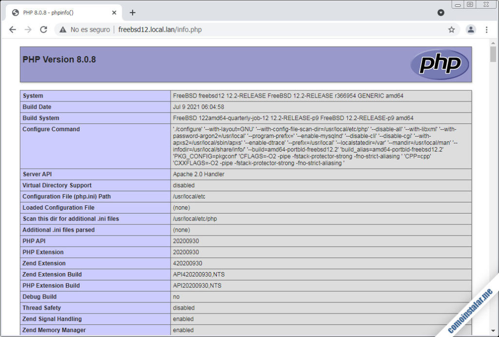 Cómo instalar PHP en FreeBSD 12 ️ [2021] Paso a paso