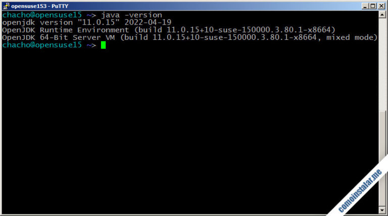 Cómo instalar Java en openSUSE Leap 15 ️ [2022]