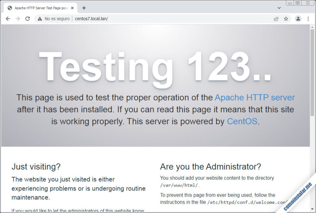 Cómo instalar Apache en CentOS 7 ️ [2024] Paso a paso