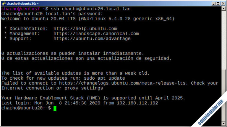 Cómo instalar SSH en Ubuntu 20.04 ️ [2022] Paso a paso
