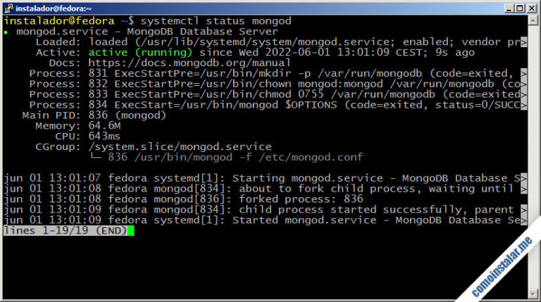 Cómo instalar MongoDB en Fedora 36 ️ [2022] Paso a paso