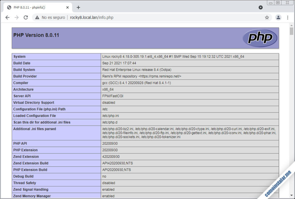 Cómo instalar PHP en Rocky Linux 8 ️ [2022]