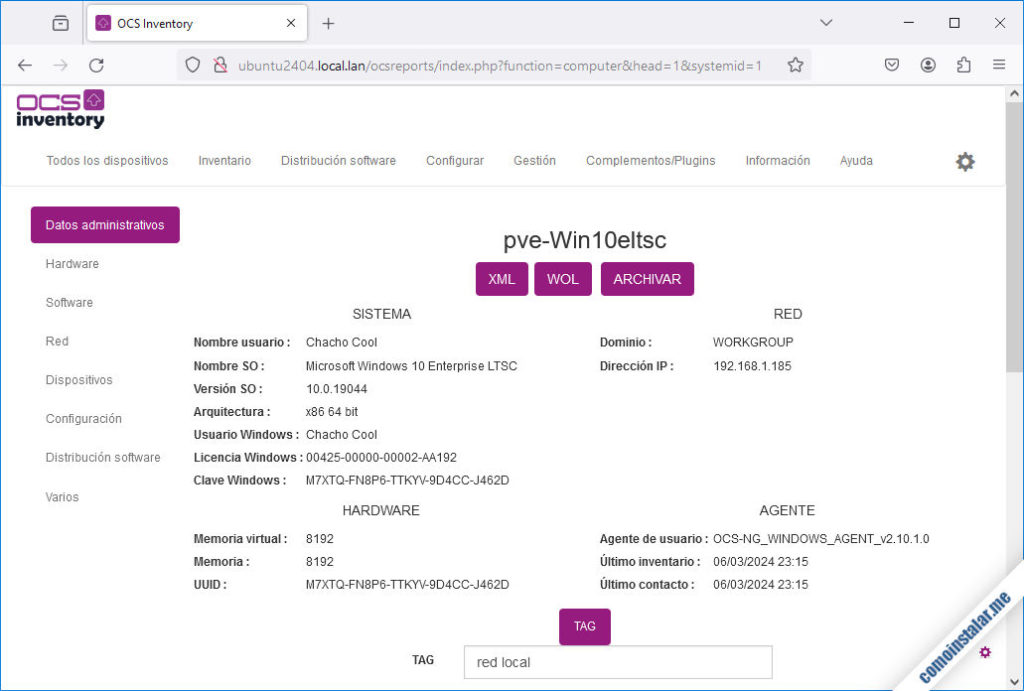 Cómo instalar OCS Inventory Agent en Windows ️ [2024]