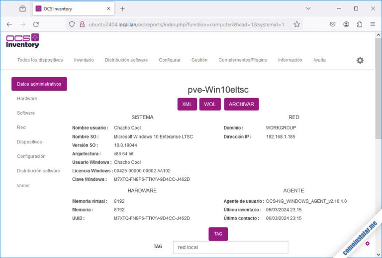 Cómo instalar OCS Inventory Agent en Windows ️ [2024]