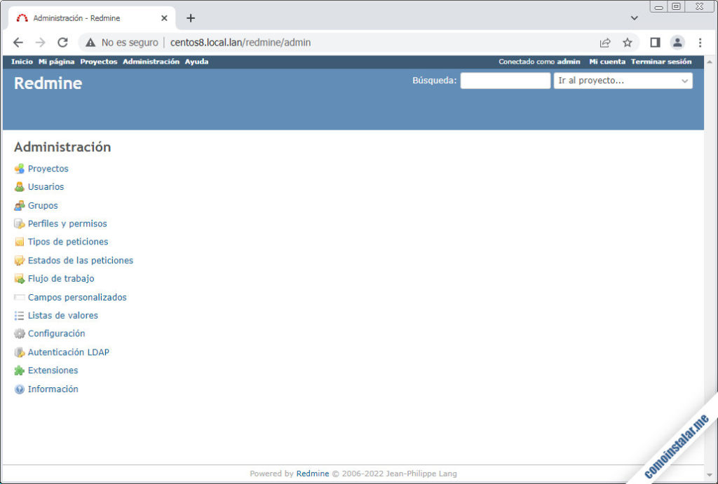 Cómo instalar Redmine 5 en CentOS 8 ️ [2022] Paso a paso