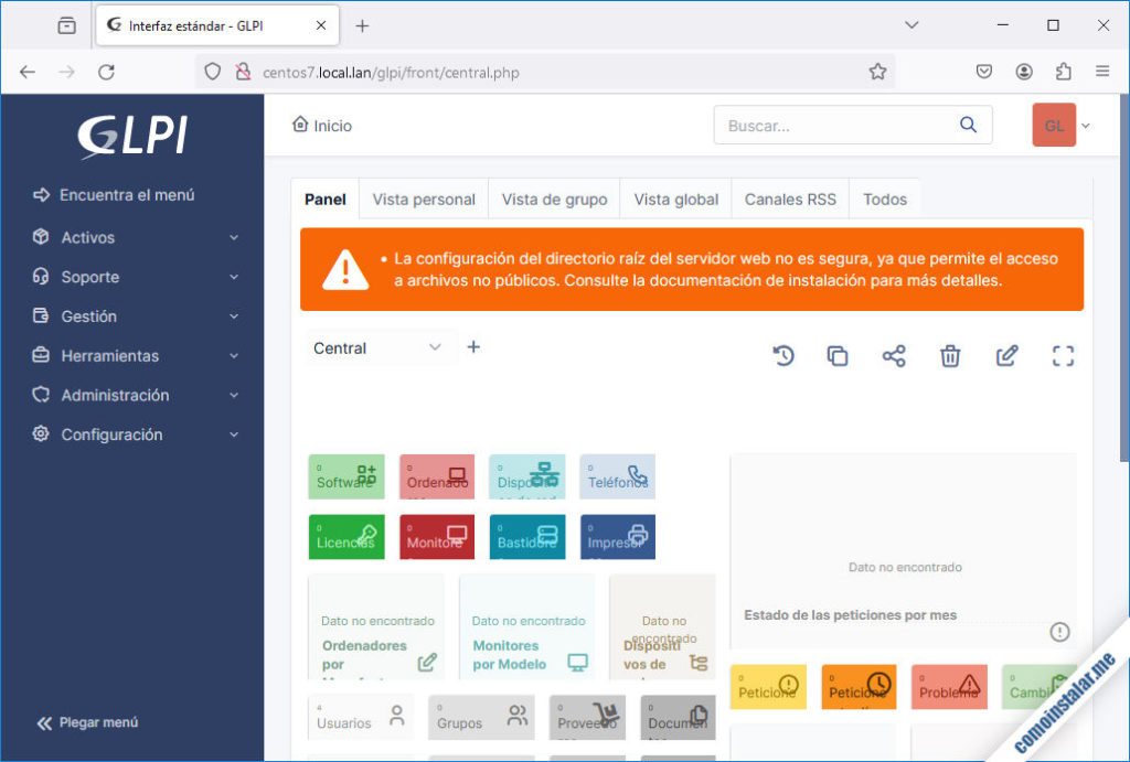 Cómo instalar GLPI en CentOS 7 ️ [2024] PASO A PASO