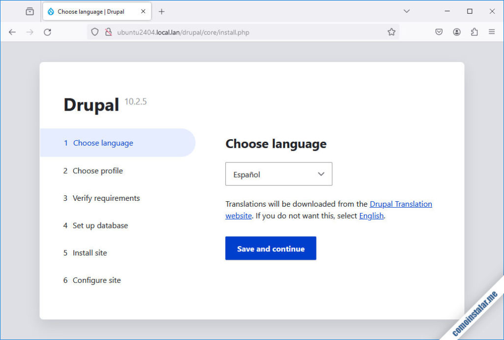 Cómo instalar Drupal en Ubuntu 24.04 LTS ️ [2024]